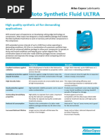 Data Sheet Roto Synthetic Fluid Xtend Duty en | PDF