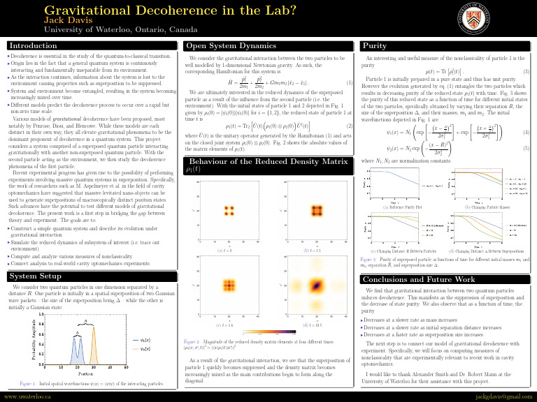 Gravitational Decoherence in Quantum Systems | PDF | Quantum Mechanics ...