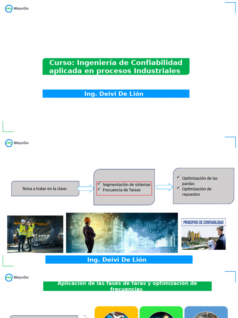 Sesión 5 Ing de Confiabilidad | PDF | Ingeniería de confiabilidad | Agua