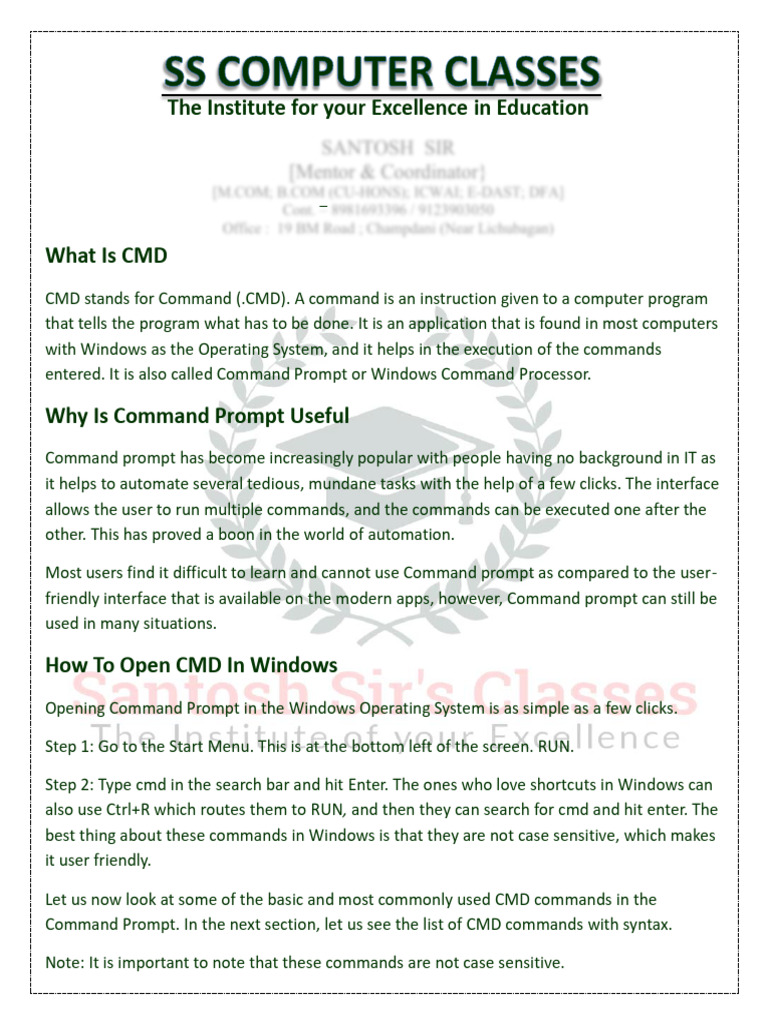 2024 Command Prompt | PDF | Directory (Computing) | Command Line Interface