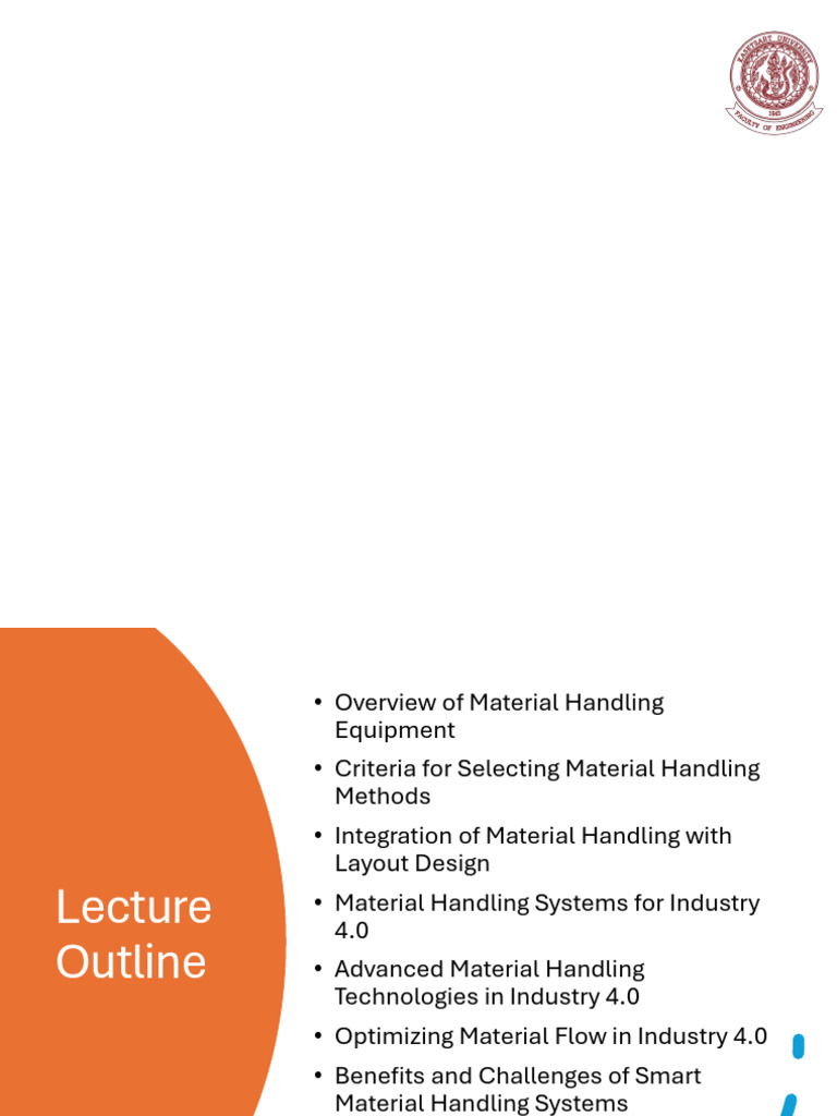 Chapter 7 - Material Handling Systems | PDF | Automation | Warehouse