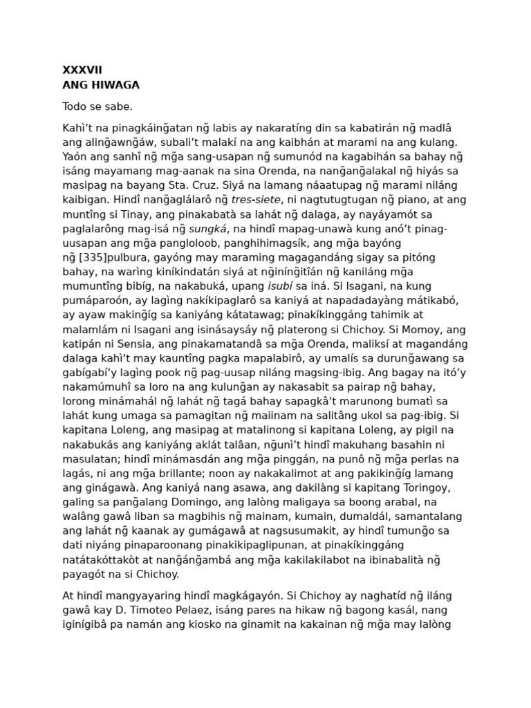 Kabanata 37 - Ang Hiwaga | PDF