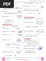 CIE IGCSE Physics Formula Sheet | PDF | Inductor | Transformer