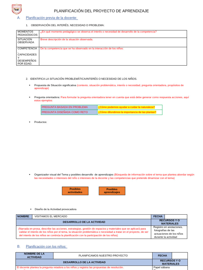 ESQUEMA DEL PROYECTO DE APRENDIZAJE (ABP) Ok CON ESTE DEBO TRABAJAR ...