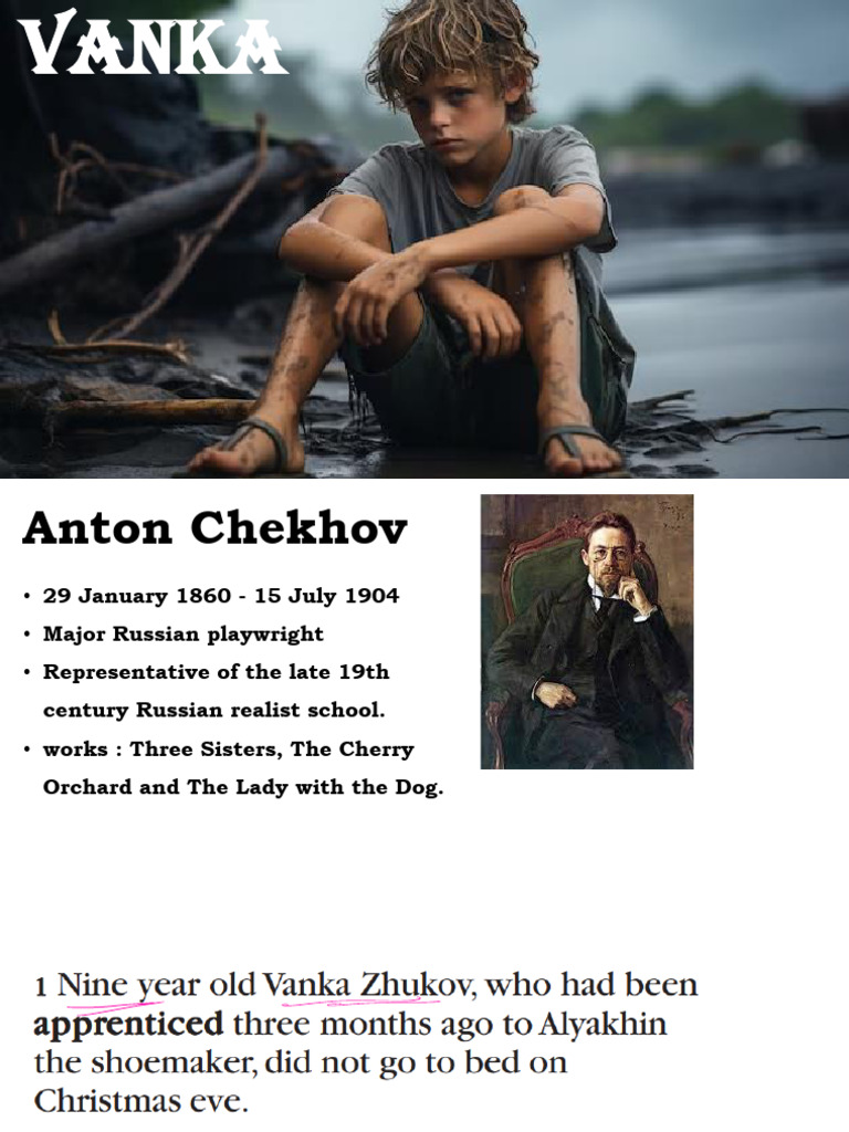 SSLC English 5.1 Vanka (Short Story) | PDF