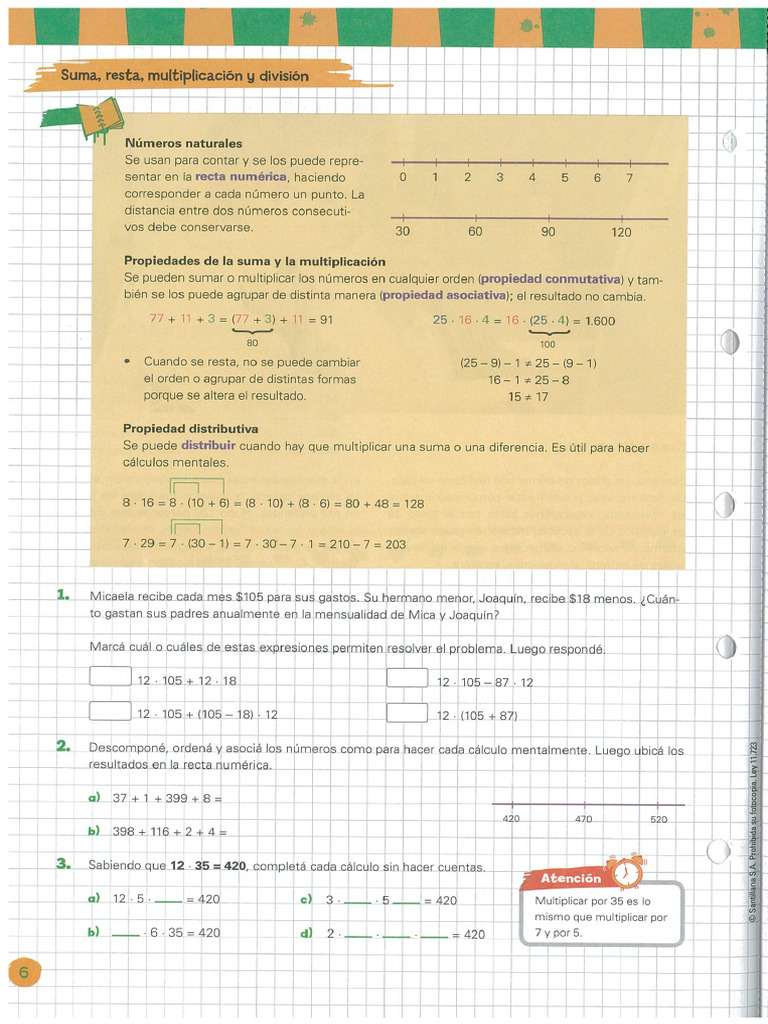 Matem-Tica 1-A-O - 2025 | PDF
