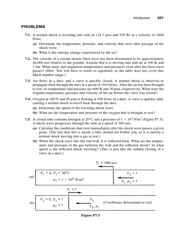Moving Normal and - Oblique - Shock | PDF | Shock Wave | Mach Number