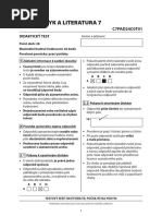 Anglictina Didakticky Test Jaro 2025 Zadani | PDF