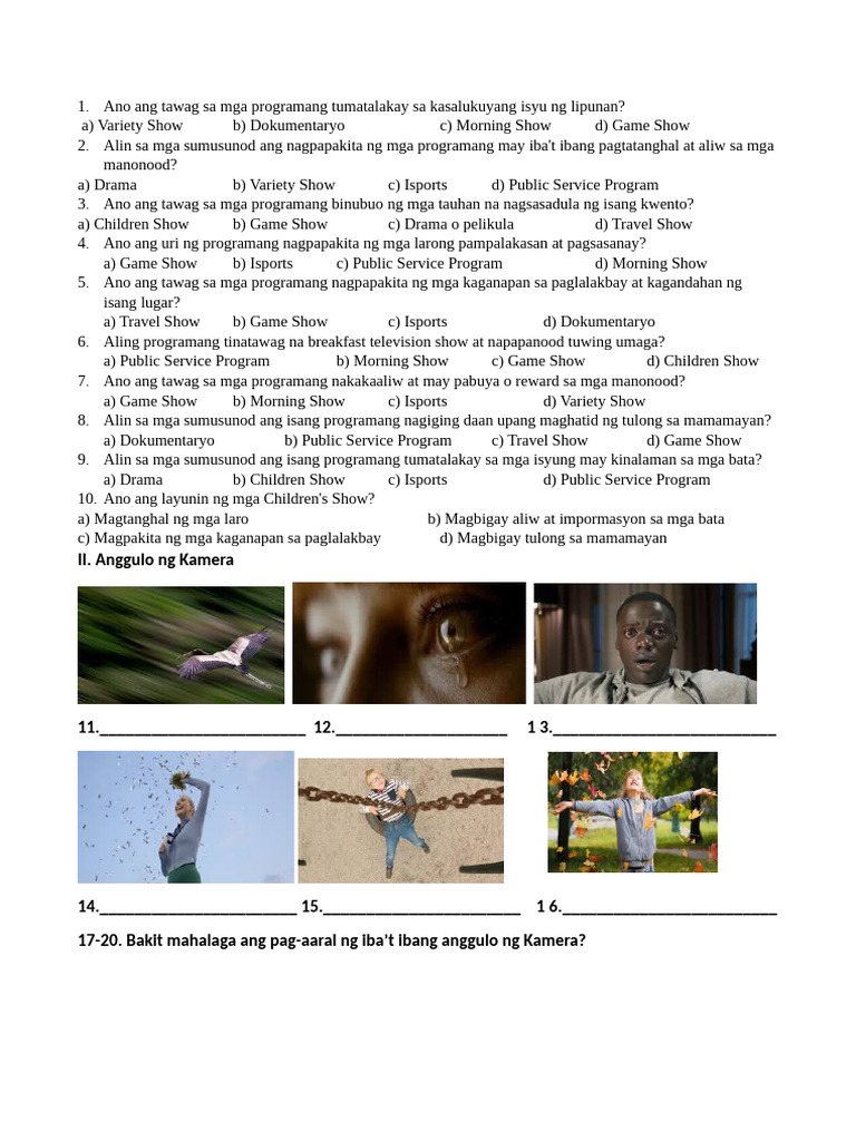 Programa Quiz | PDF
