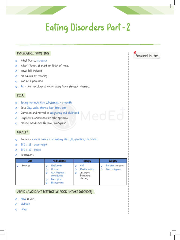 Eating Disorders Part-2: Psychogenic Vomiting | PDF | Bulimia Nervosa ...