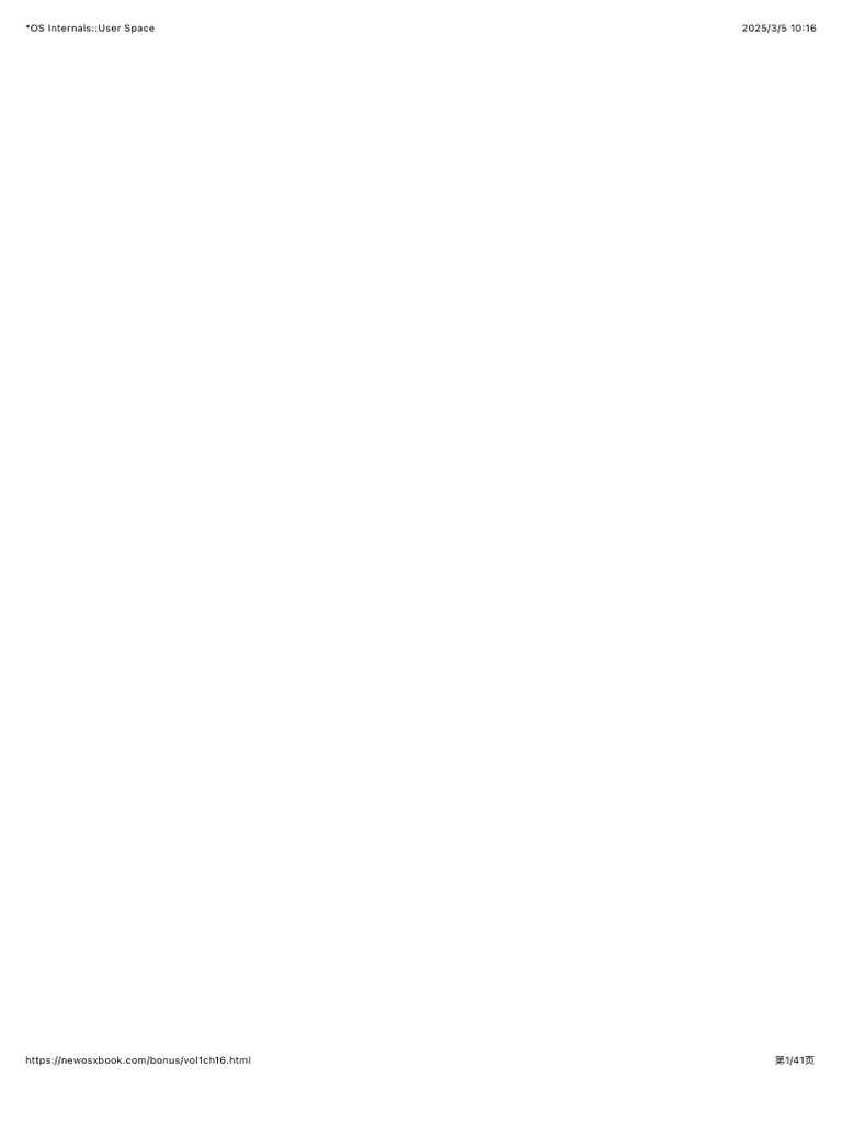 *OS Internals::User Space | PDF | Computer Network | Operating System