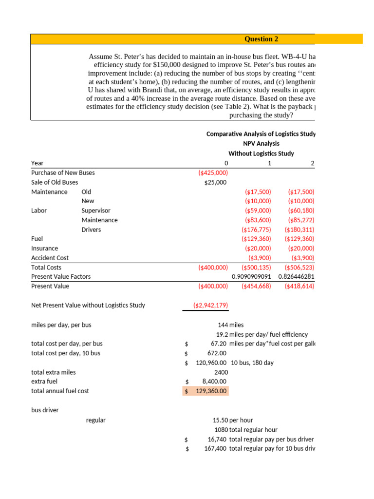 Case Study Bus Qs 2&3 | PDF | Legal Liability | Net Present Value