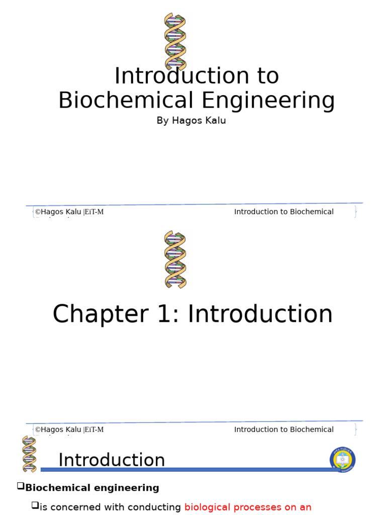Chapter 1 - Introduction | PDF | Biotechnology | Life Sciences