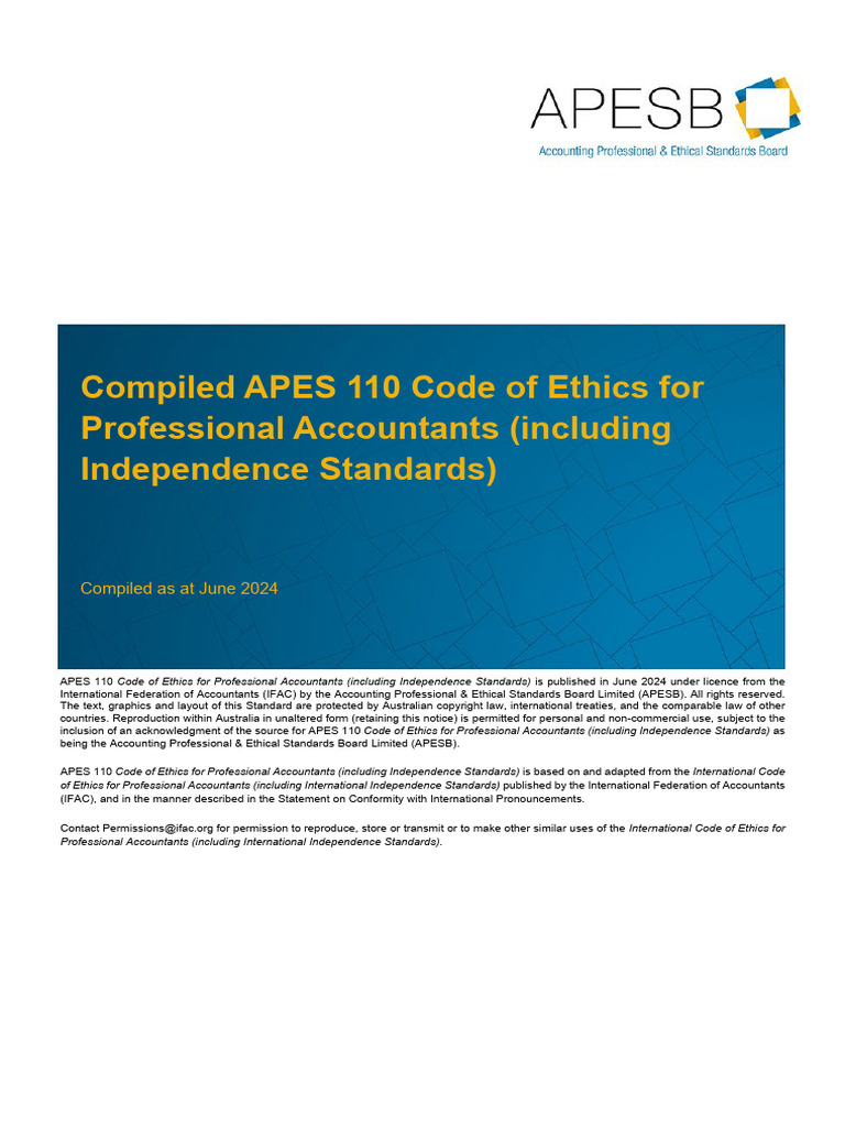 Compiled APES 110 Jun 24 | PDF | Audit | Accounting