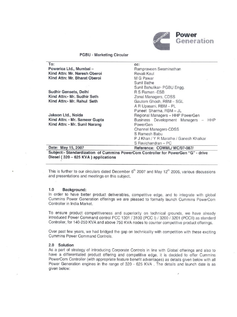 Circular Powercom | PDF