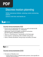 The Bug2 Algorithm | PDF | Infrared | Sonar