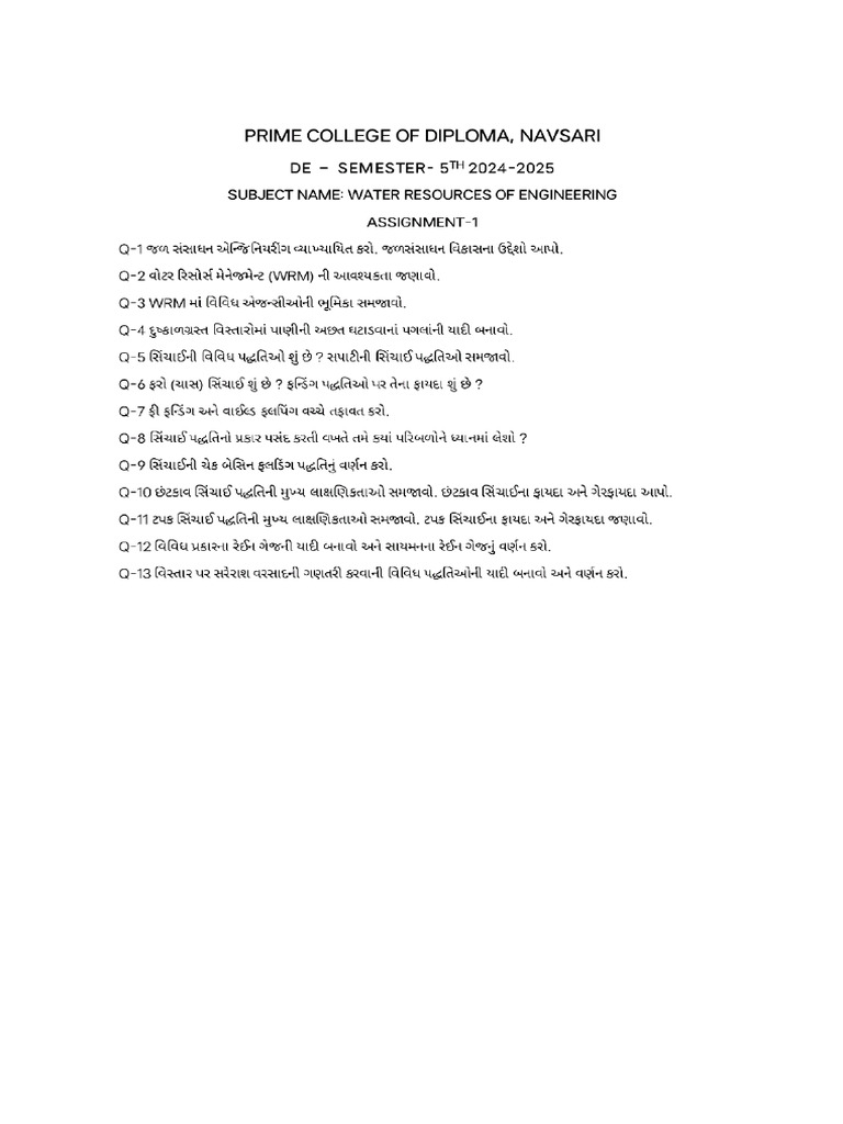 Assignment 5th Sem | PDF