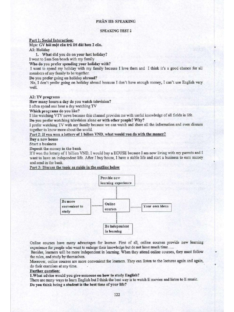 Vstep Speaking | PDF