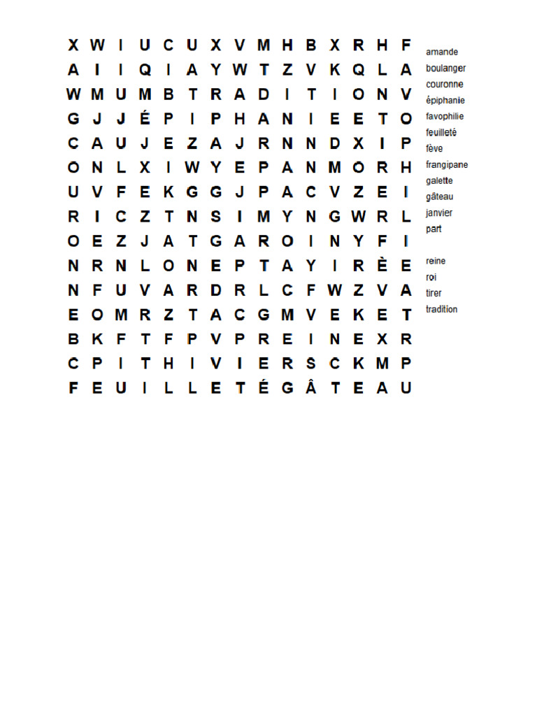 mots fleches galette des rois | PDF