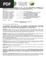 Barangay Appropriation Ordinance - Revised Blank | PDF | Budget ...