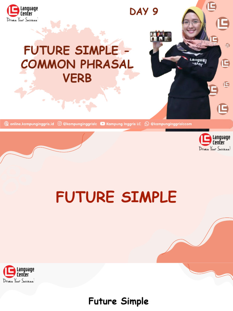 Future Simple and Phrasal Verbs Guide | PDF | Language Families | Languages