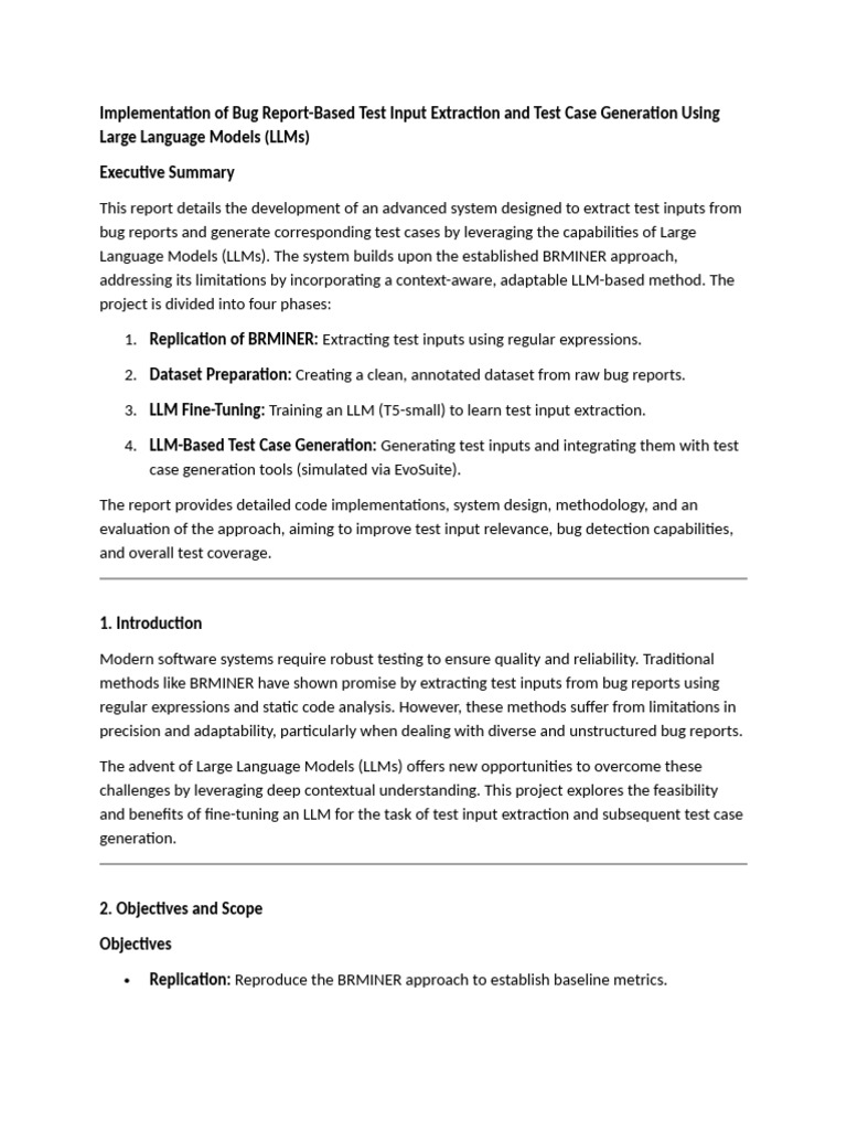 Implementation Of Bug Report Pdf Software Engineering Computer 8642