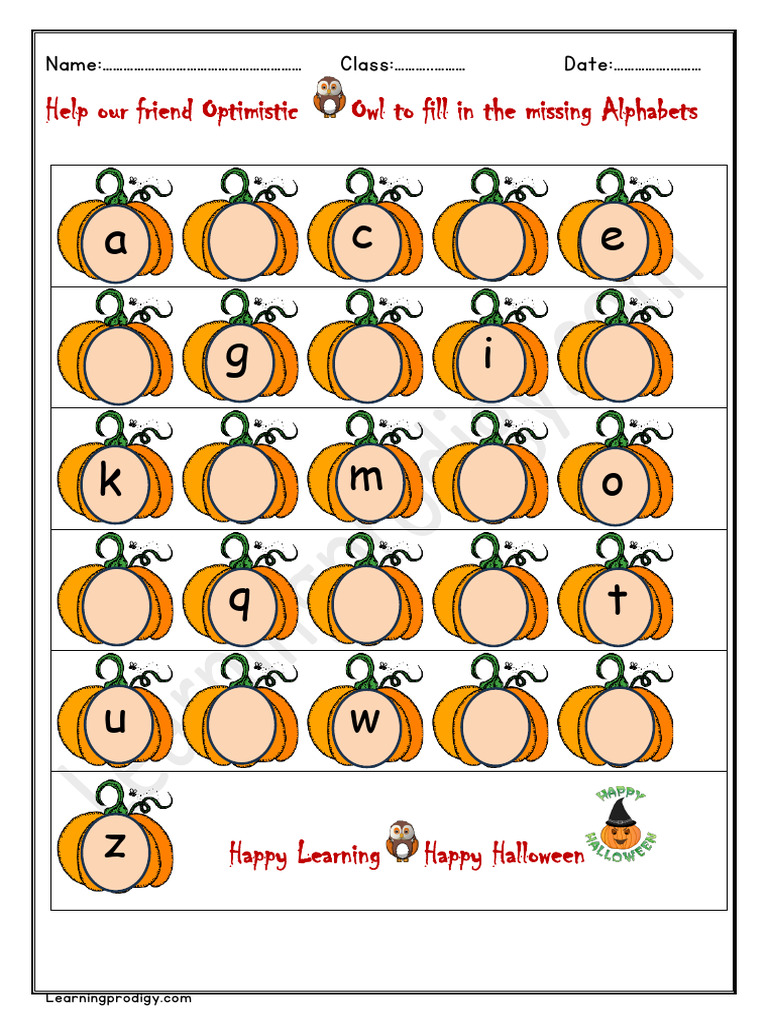 Halloween-Missing-Alphabets | PDF
