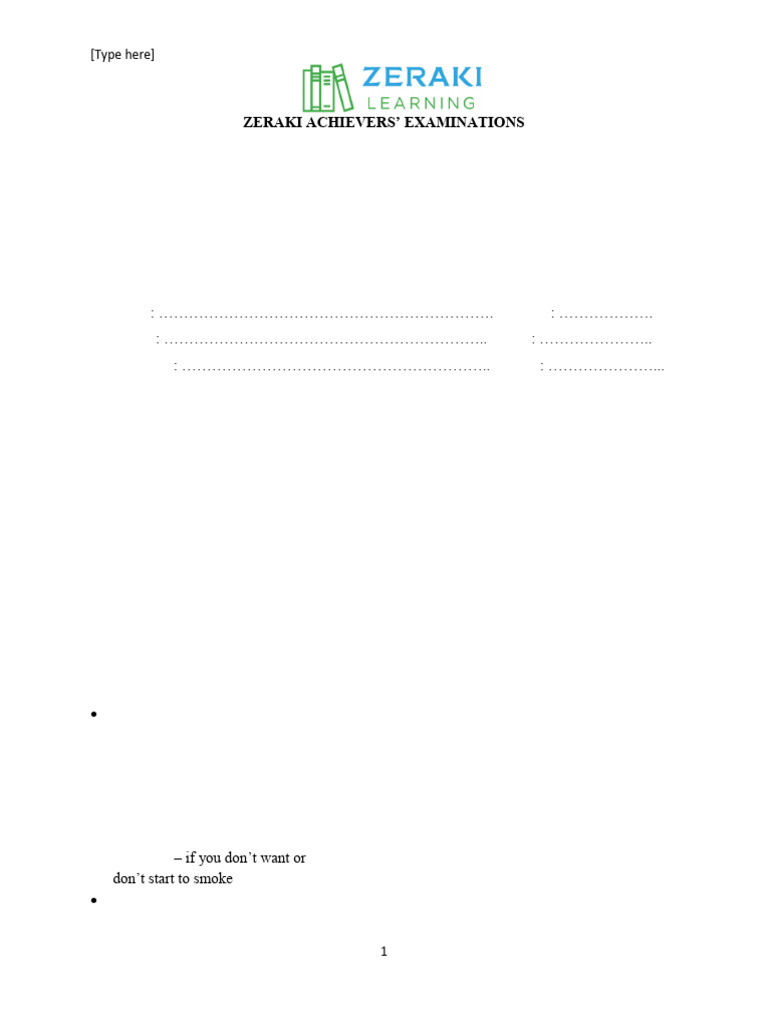 Zeraki Achievers 5.0 - February 2022 Marking Scheme | PDF | Sodium ...