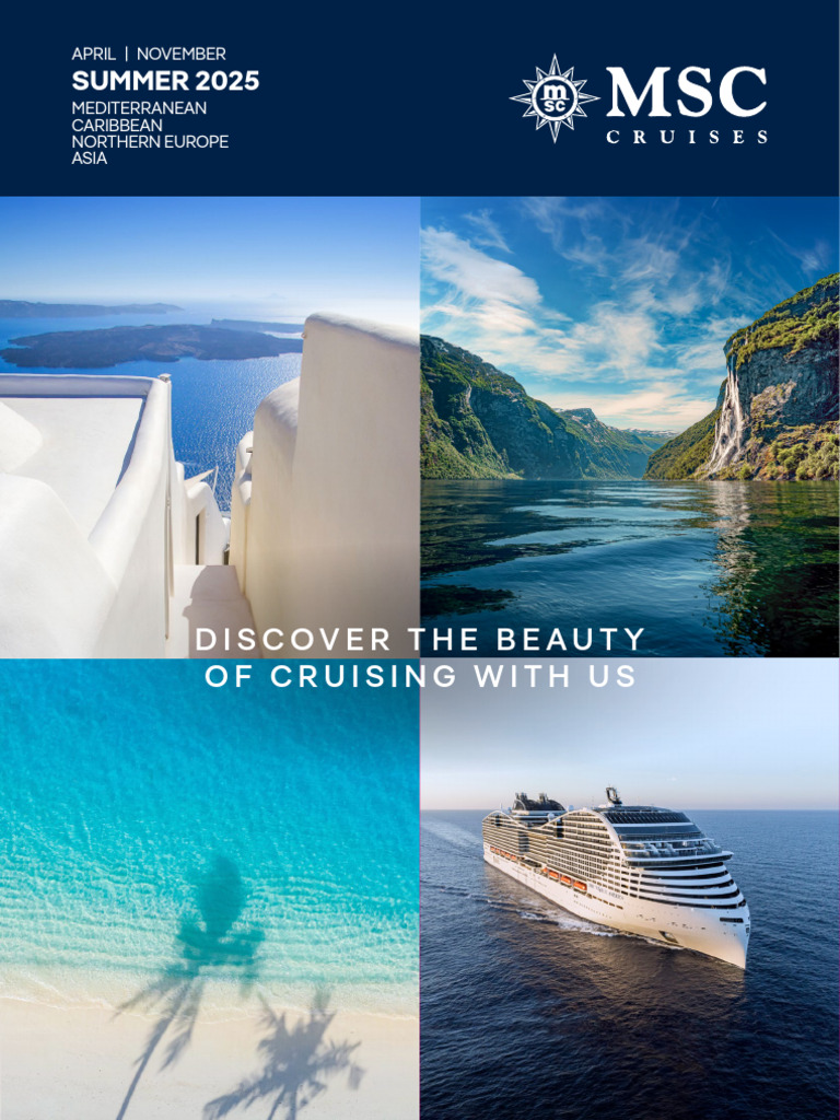 MSC Cruises NEM 2025 Dig Brochure | PDF | Restaurants | Conservation Biology
