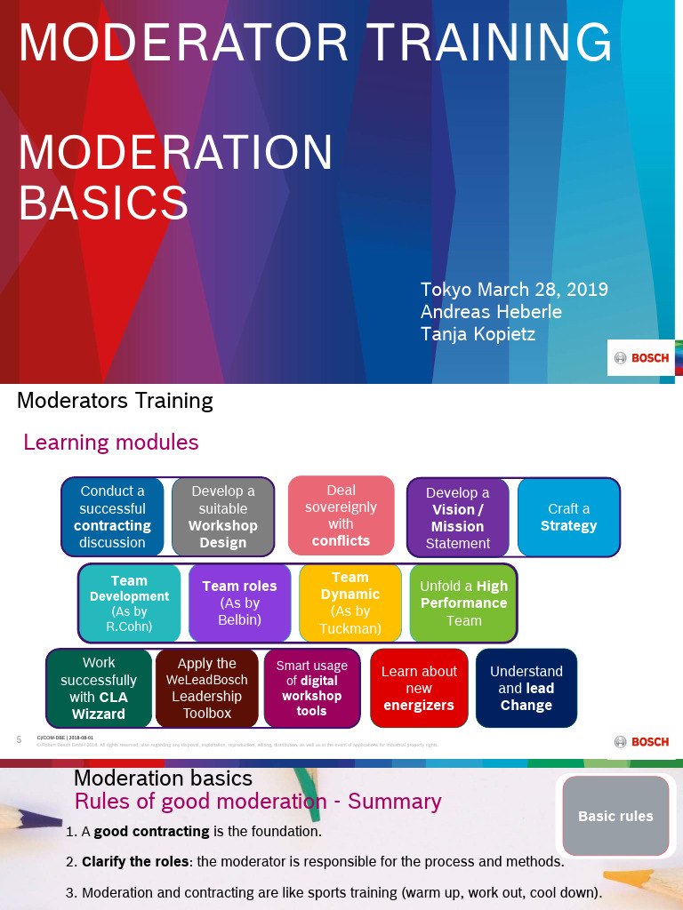 2019_RBJP_Moderators_Training_handout | PDF | Psychology | Behavioural ...