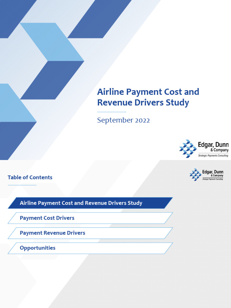 Airline Payment Cost and Revenue Insights | PDF | Payments | Fee
