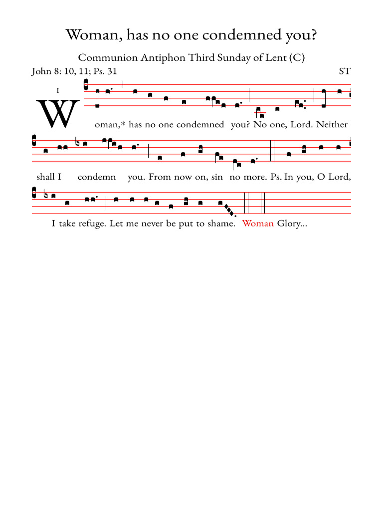Lent 5C Communion | PDF