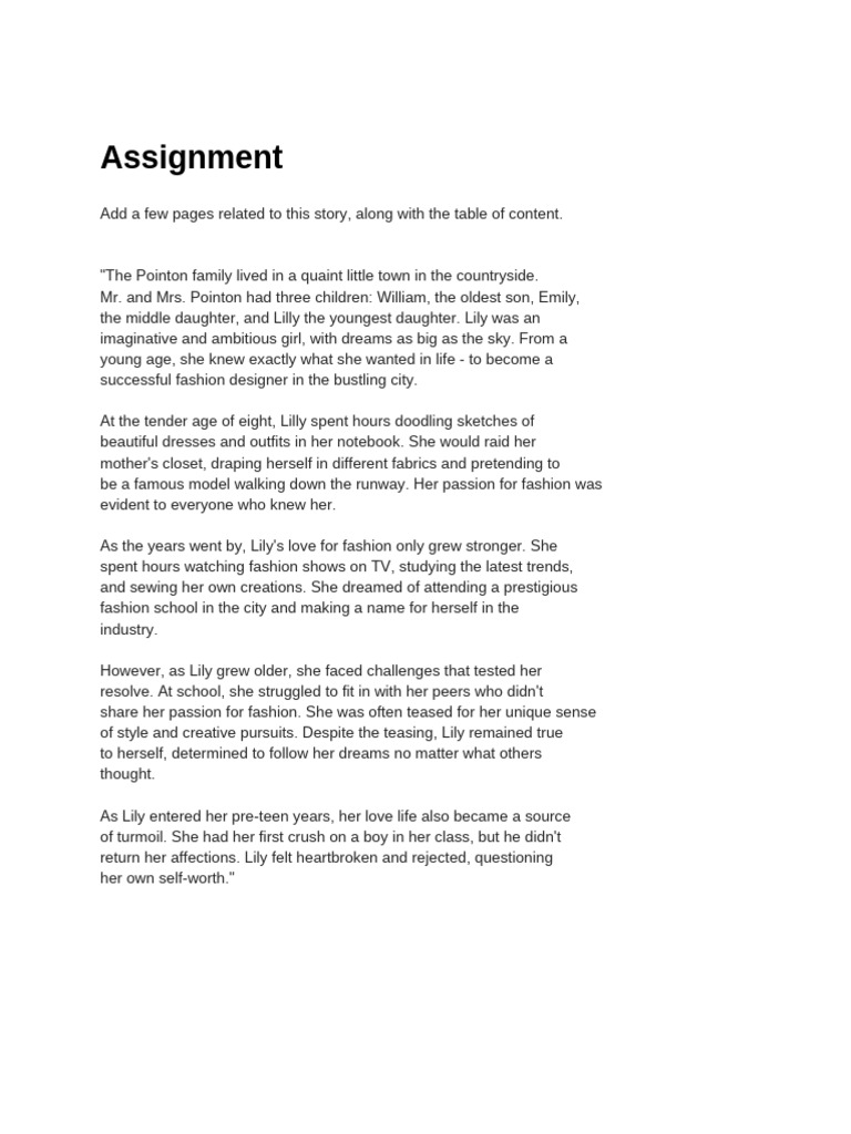 Lily The Fashion Designer - Saaid Saleem | PDF | Clothing