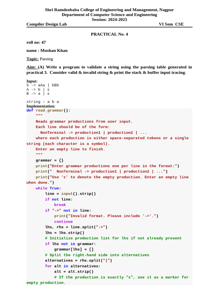 A3 47 Mushan Khan Practica4 | PDF | Syntax (Logic) | Metalogic