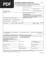 MO41 Template | PDF | Dangerous Goods | Transport
