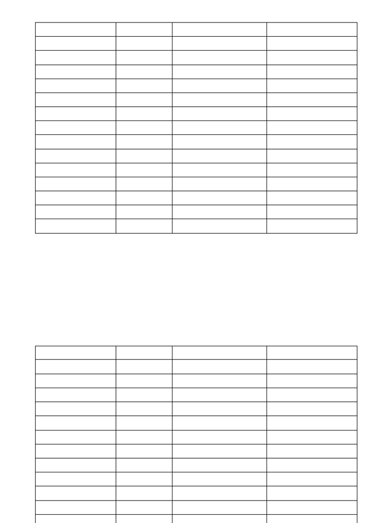 Tabla | PDF
