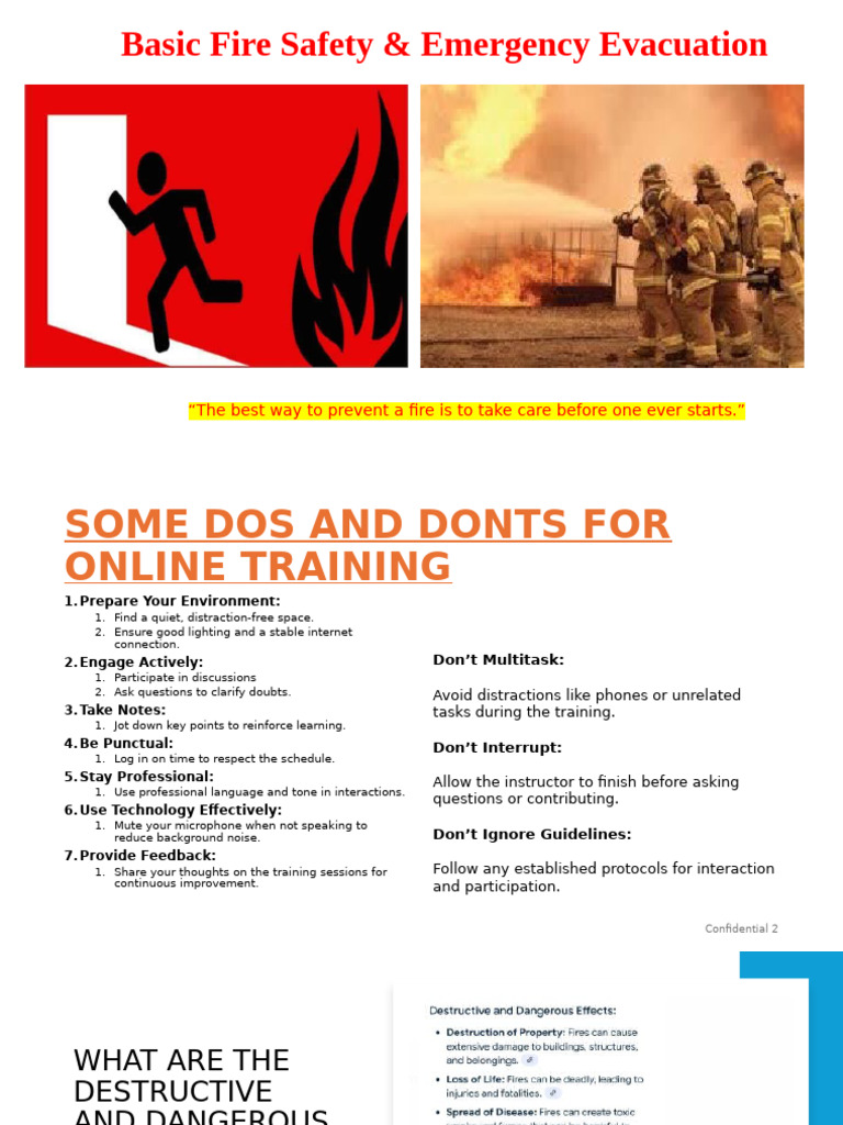 Fire Safety and Evacuation Guidelines | PDF | Fires | Firefighting