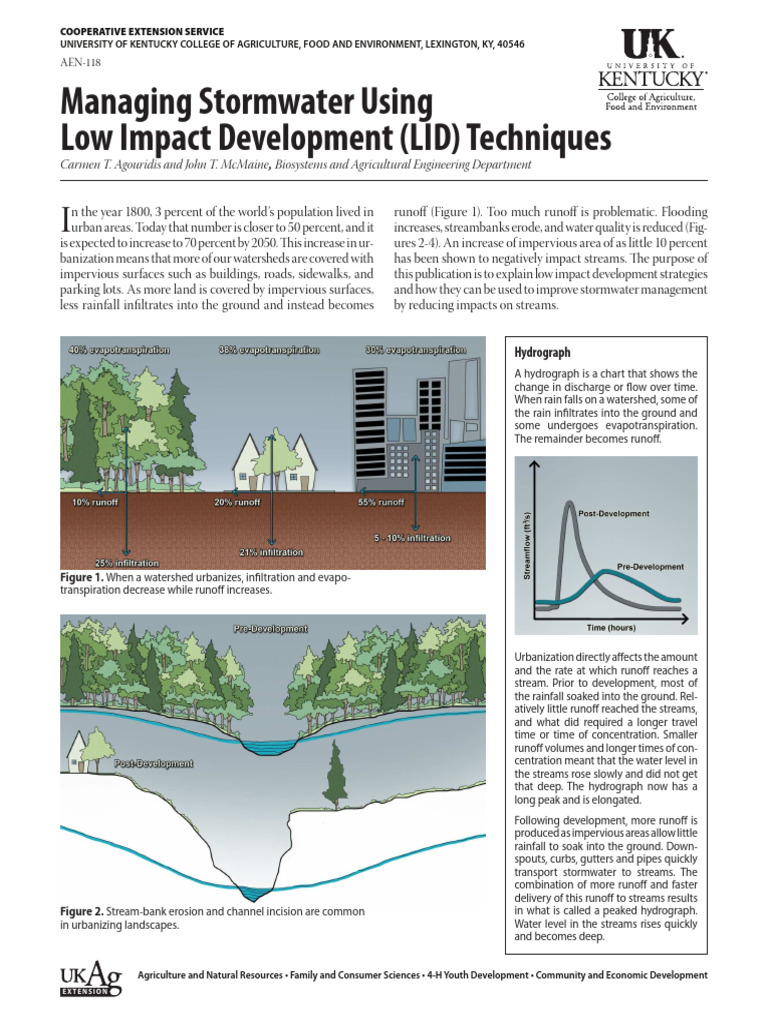Managing Stormwater with LID Techniques | PDF | Surface Runoff | Stormwater