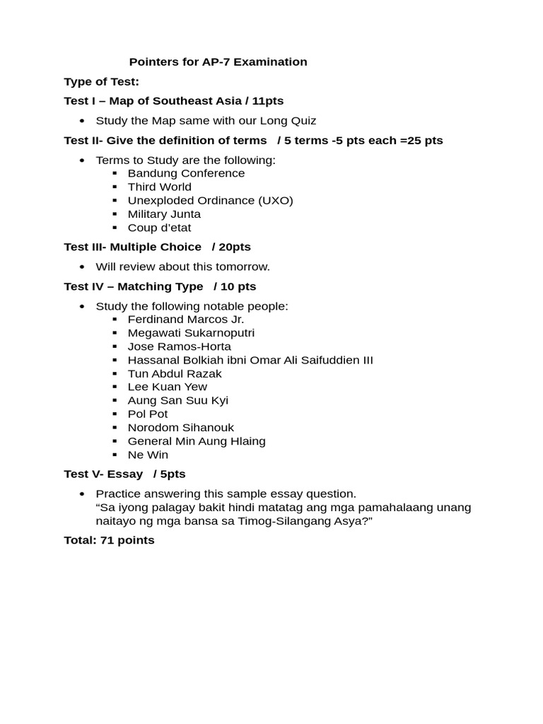 Pointers For AP | PDF