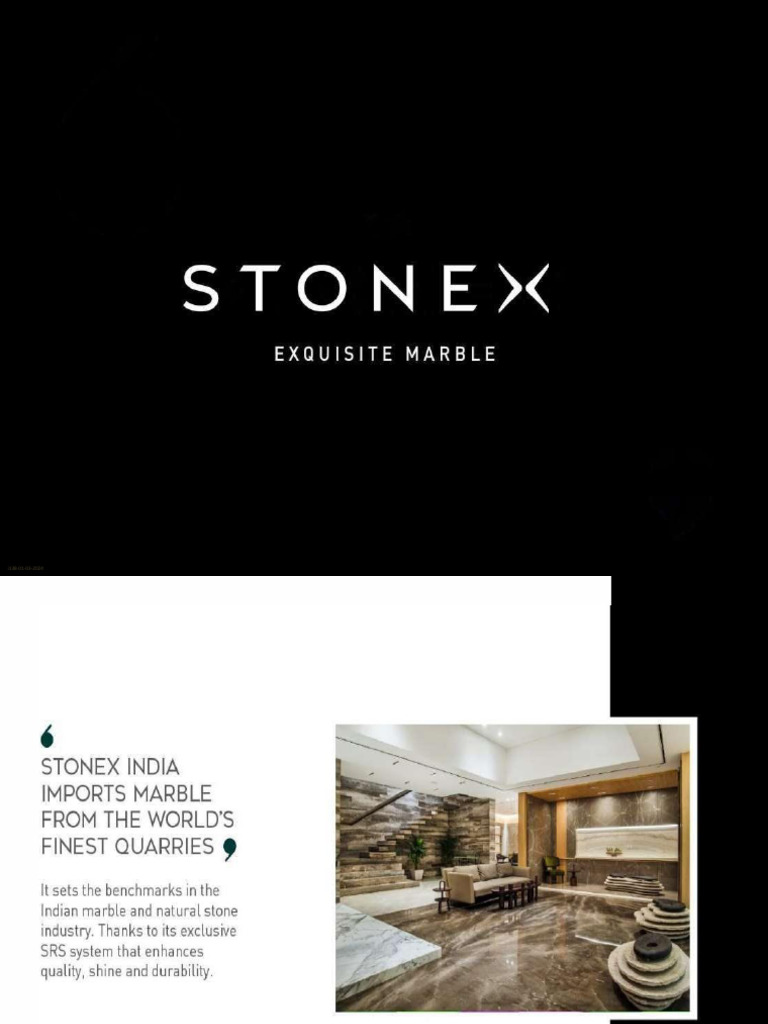 Stonex India Marble Catalogue Overview | PDF