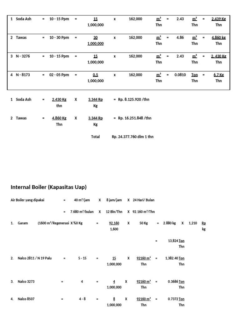 Hitung2an bhn kimia | PDF