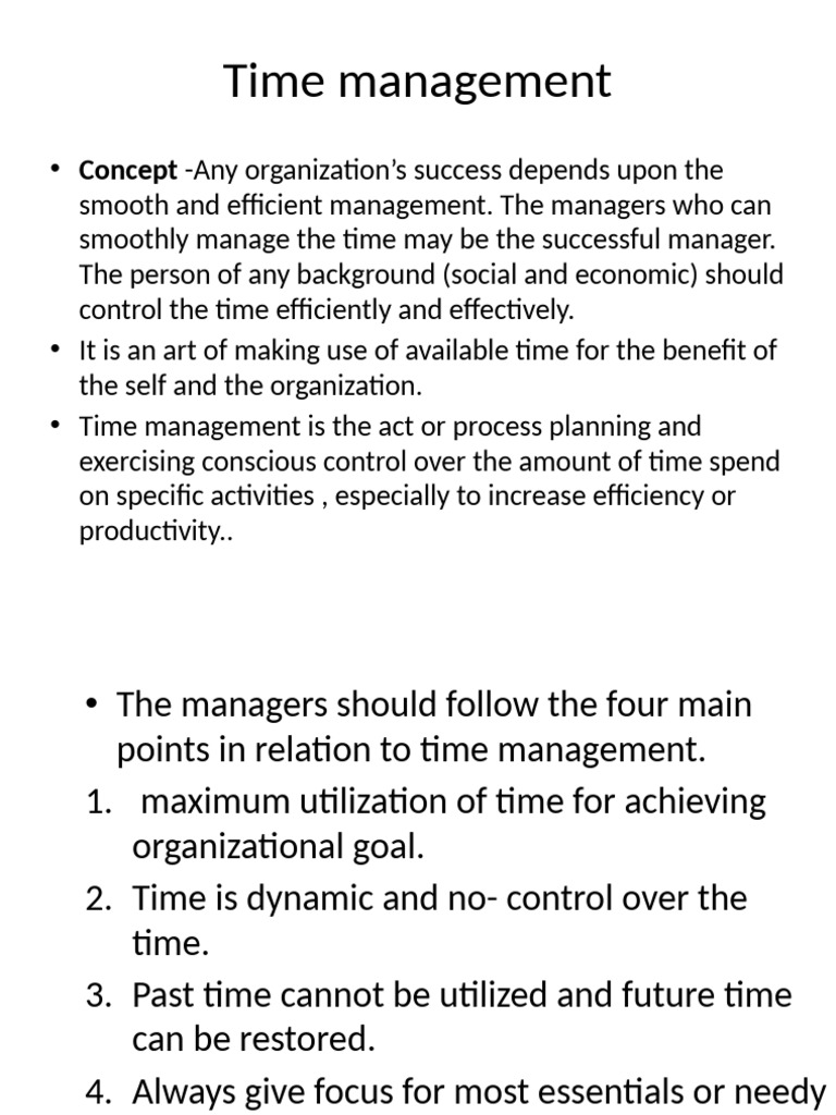 Effective Time Management Strategies | PDF | Time Management ...