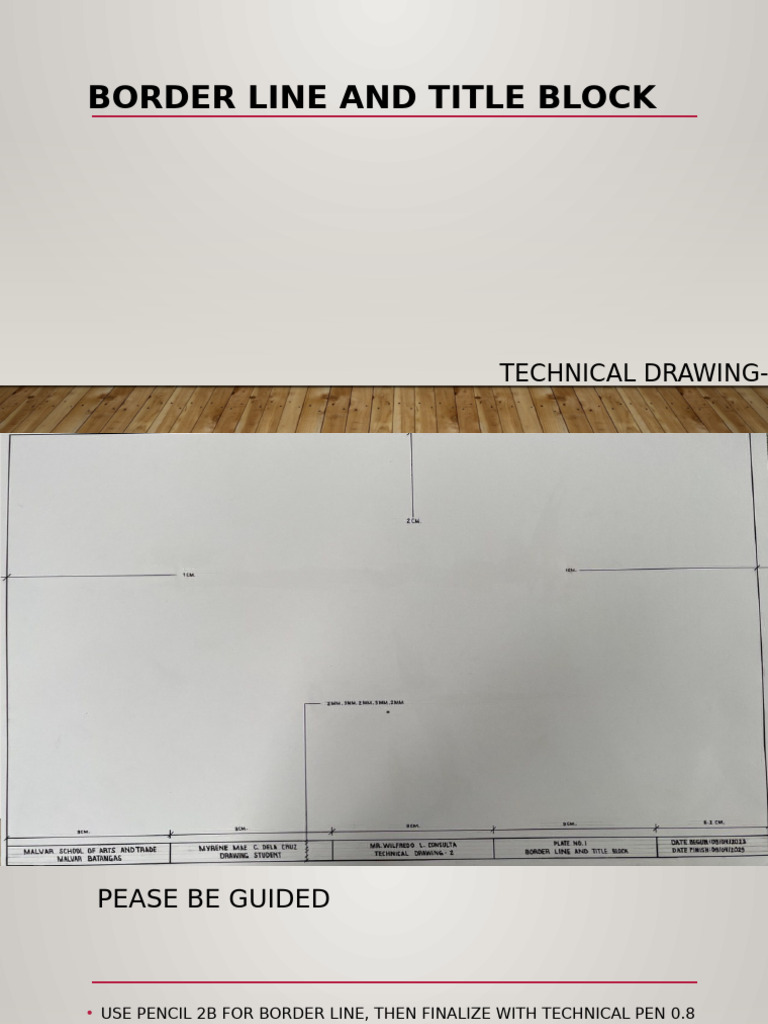 Border Line and Title Block | PDF