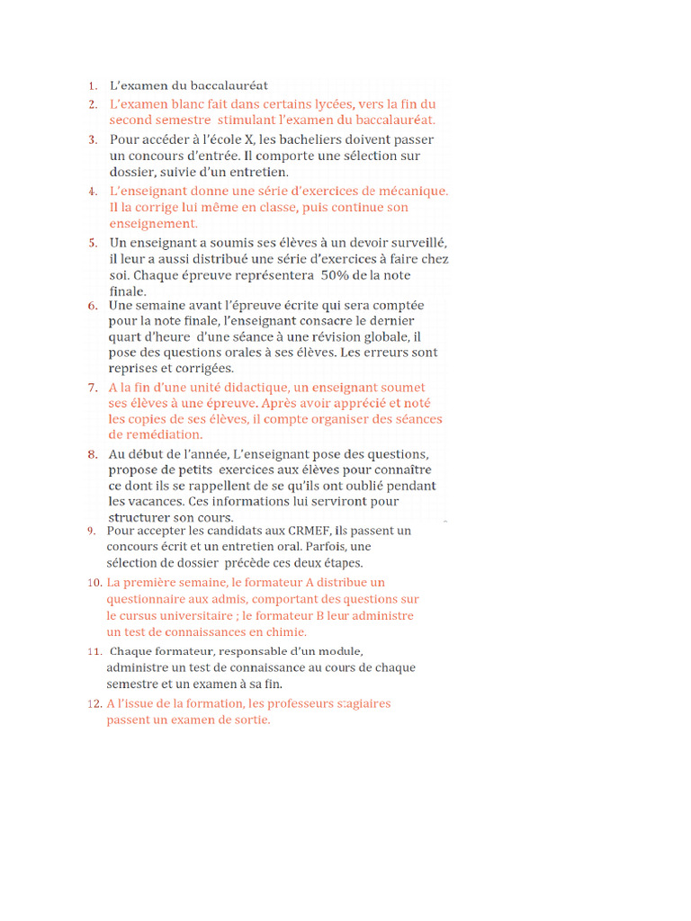 Quetion Types Evaluation | PDF