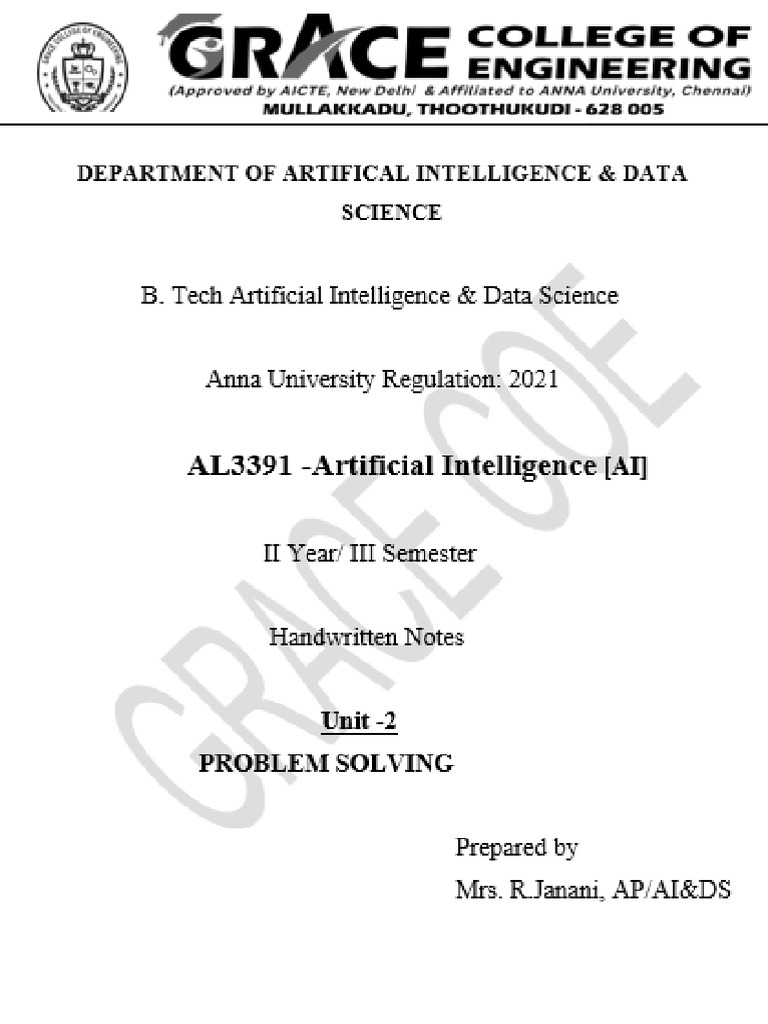 III Ai-ds Al3391 Ai Unit2 | PDF