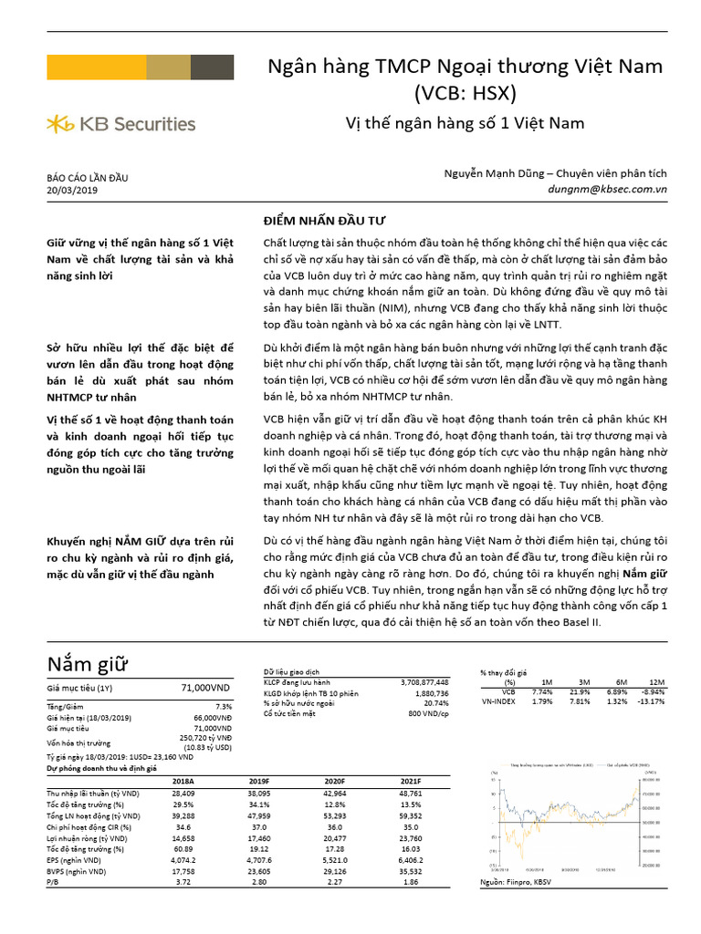 KB VCB lần đầu | PDF