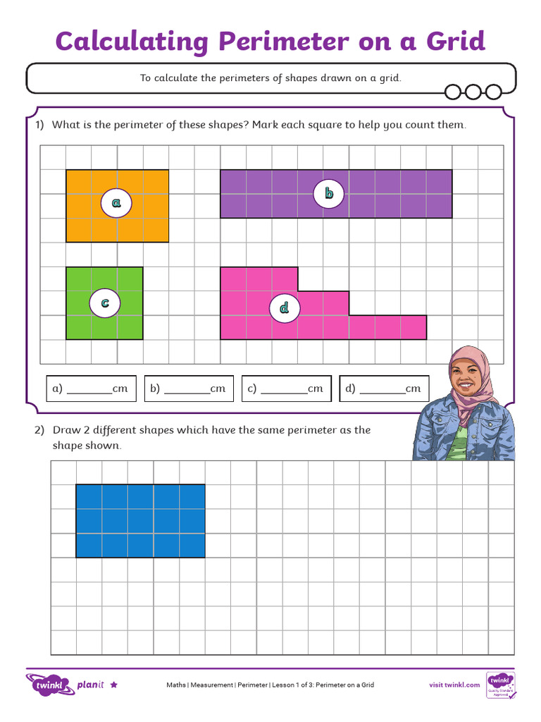 Perimeter Calculation on a Grid | PDF | Length | Distance
