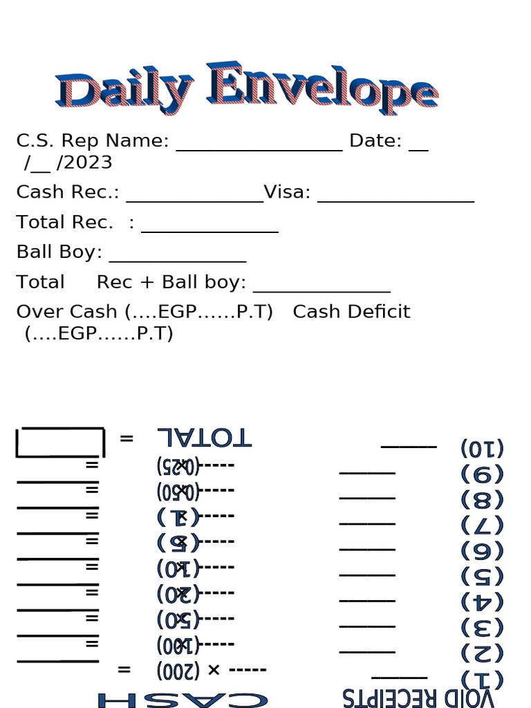 Daily Envelope | PDF