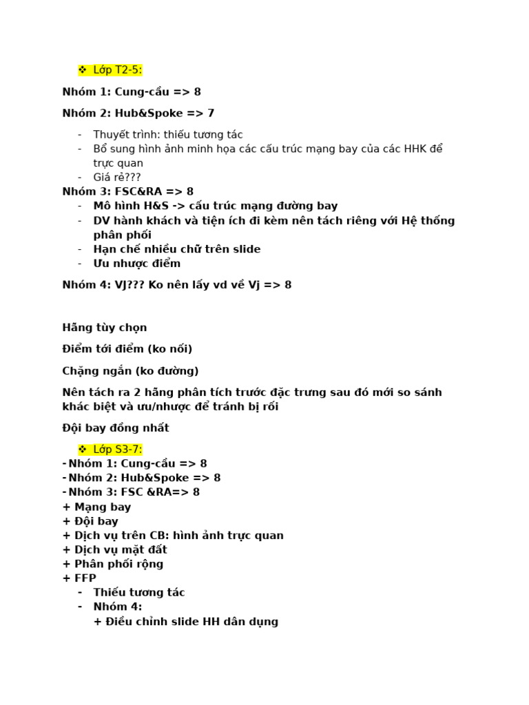 Điểm thuyết trình GK HHK | PDF