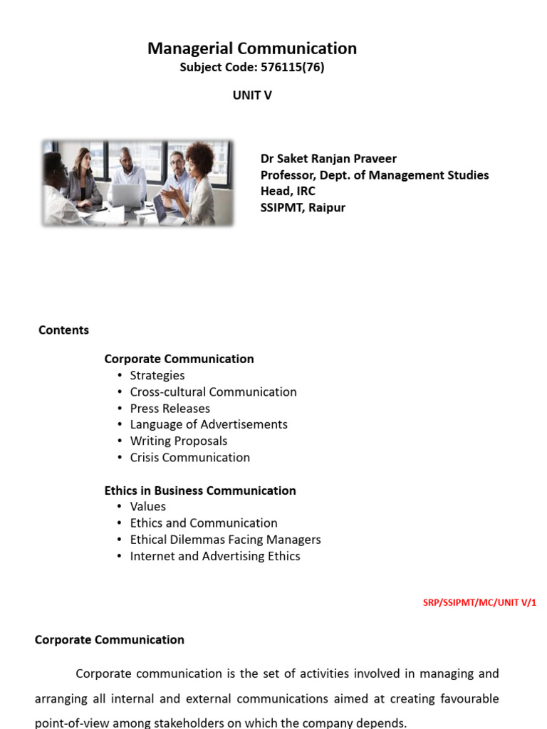 Corporate Communication Strategies Explained | PDF | Public Relations ...